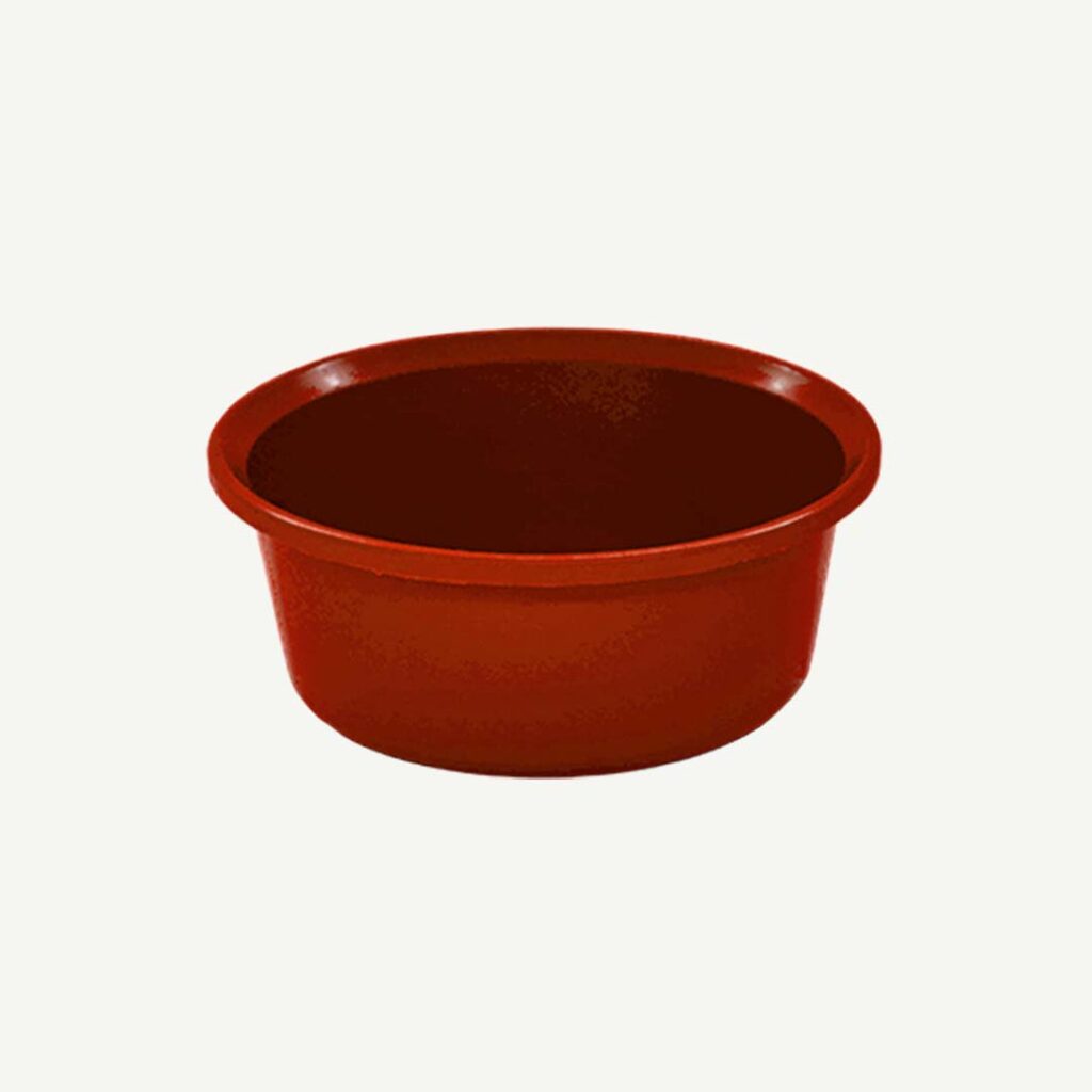 Plastic Basin 12” Red – Manubhai Industries PTE Ltd